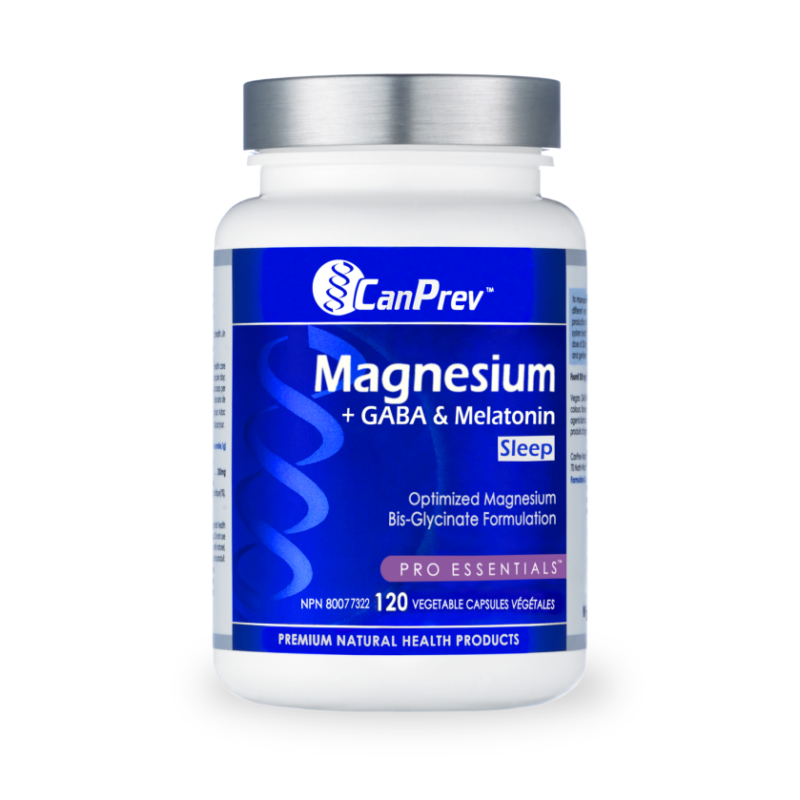 Magnesium Sleep GABA 120 v-caps - CanPrev Premium Health Products