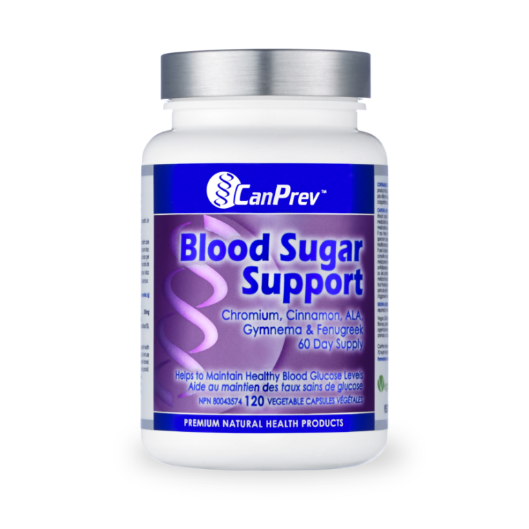 Blood Sugar Support 120 v-caps - CanPrev Premium Health Products