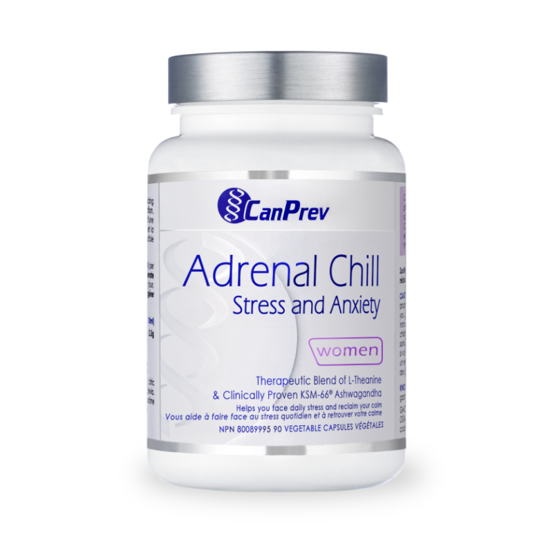 Adrenal Chill 90 v-caps - CanPrev Premium Health Products