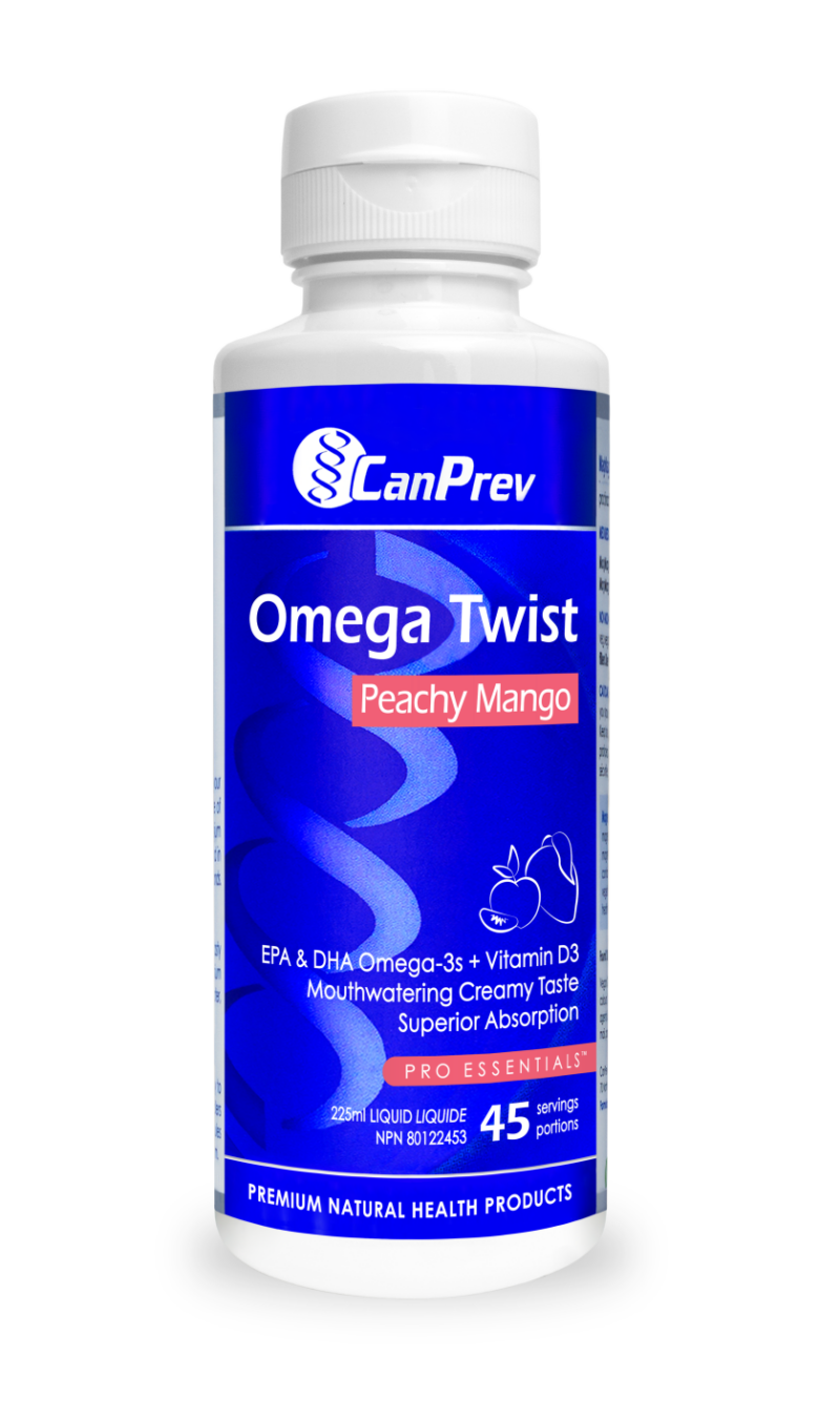 Omega Twist - Peachy Mango - CanPrev Premium Health Products